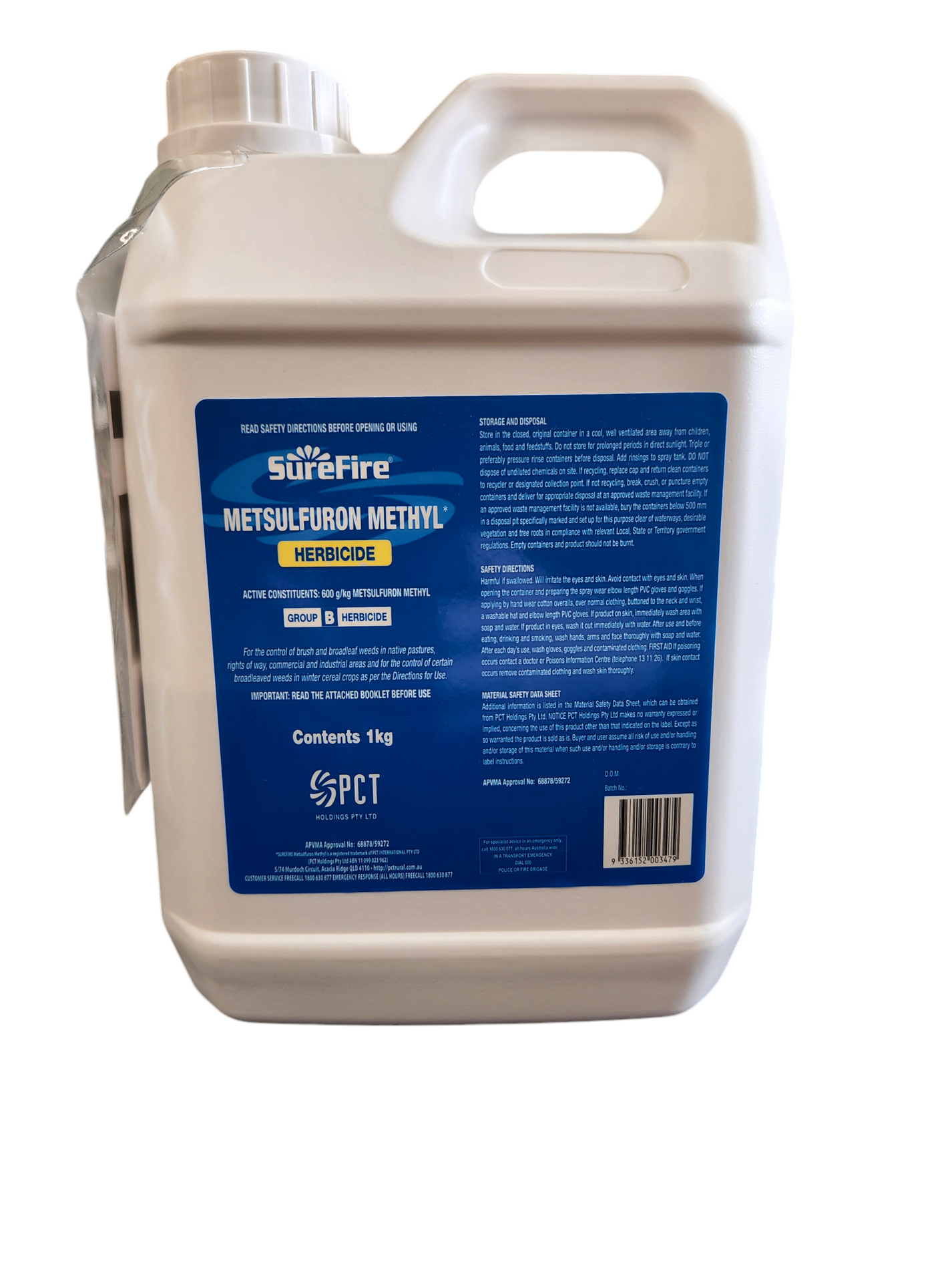 Surefire Metsulfuron Methyl 600WG Herbicide – Northern Livestock Supplies